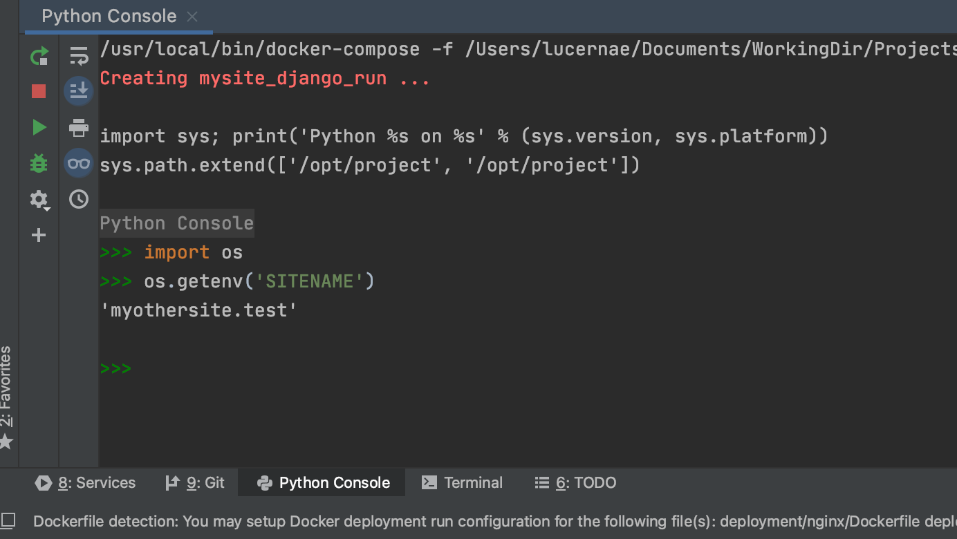 Using A Docker Compose Based Python Interpreter In PyCharm Kartoza